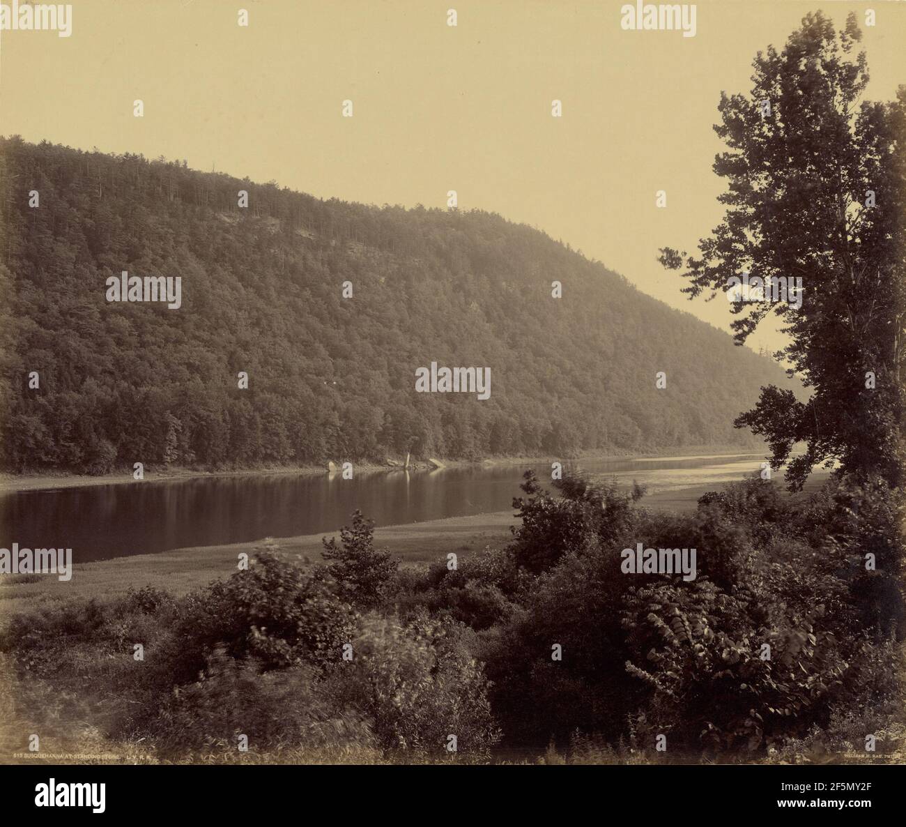Susquehanna at Standing Stone.. William H. Rau (American, 1855 - 1920 ...