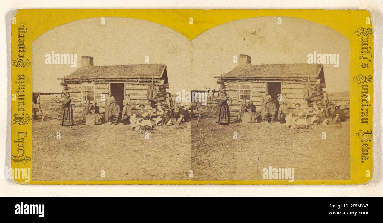 Pioneer family 1870s hi-res stock photography and images - Alamy