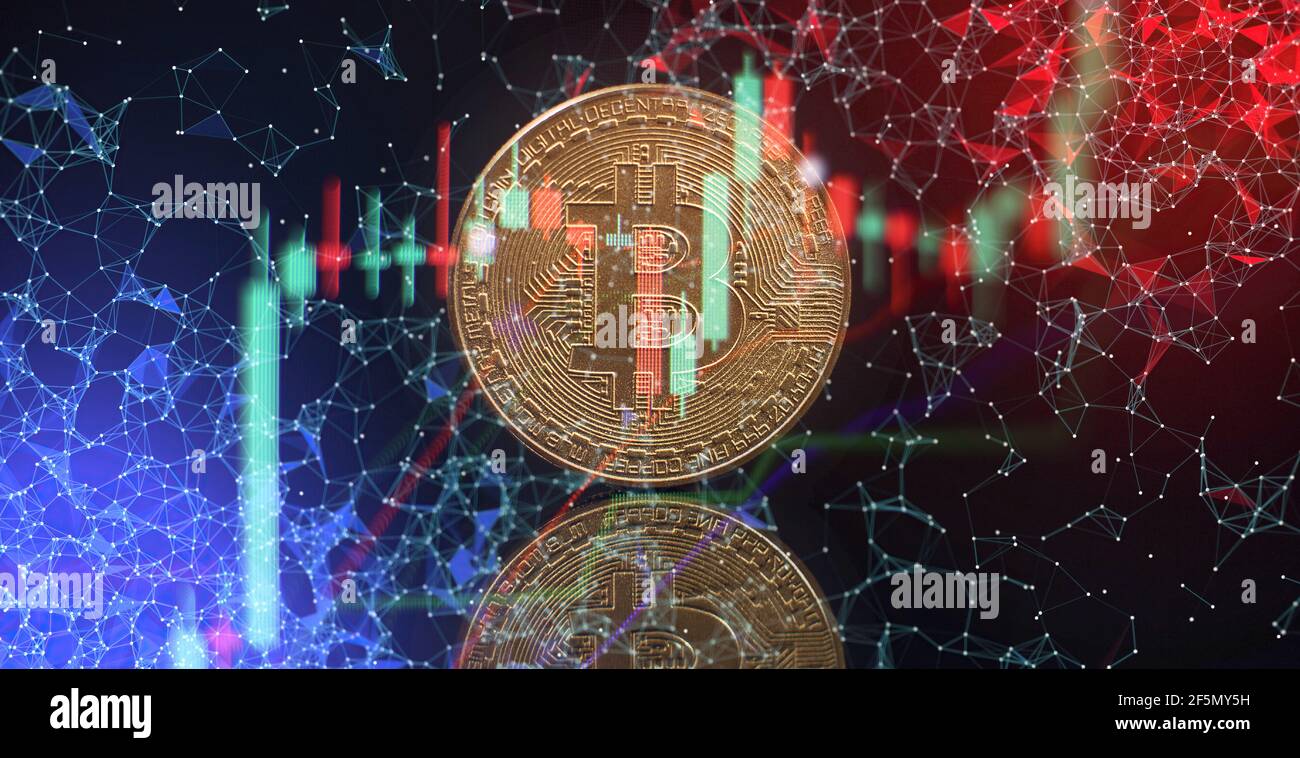 Financial growth concept with golden Bitcoins ladder , Bitcoin gold ...