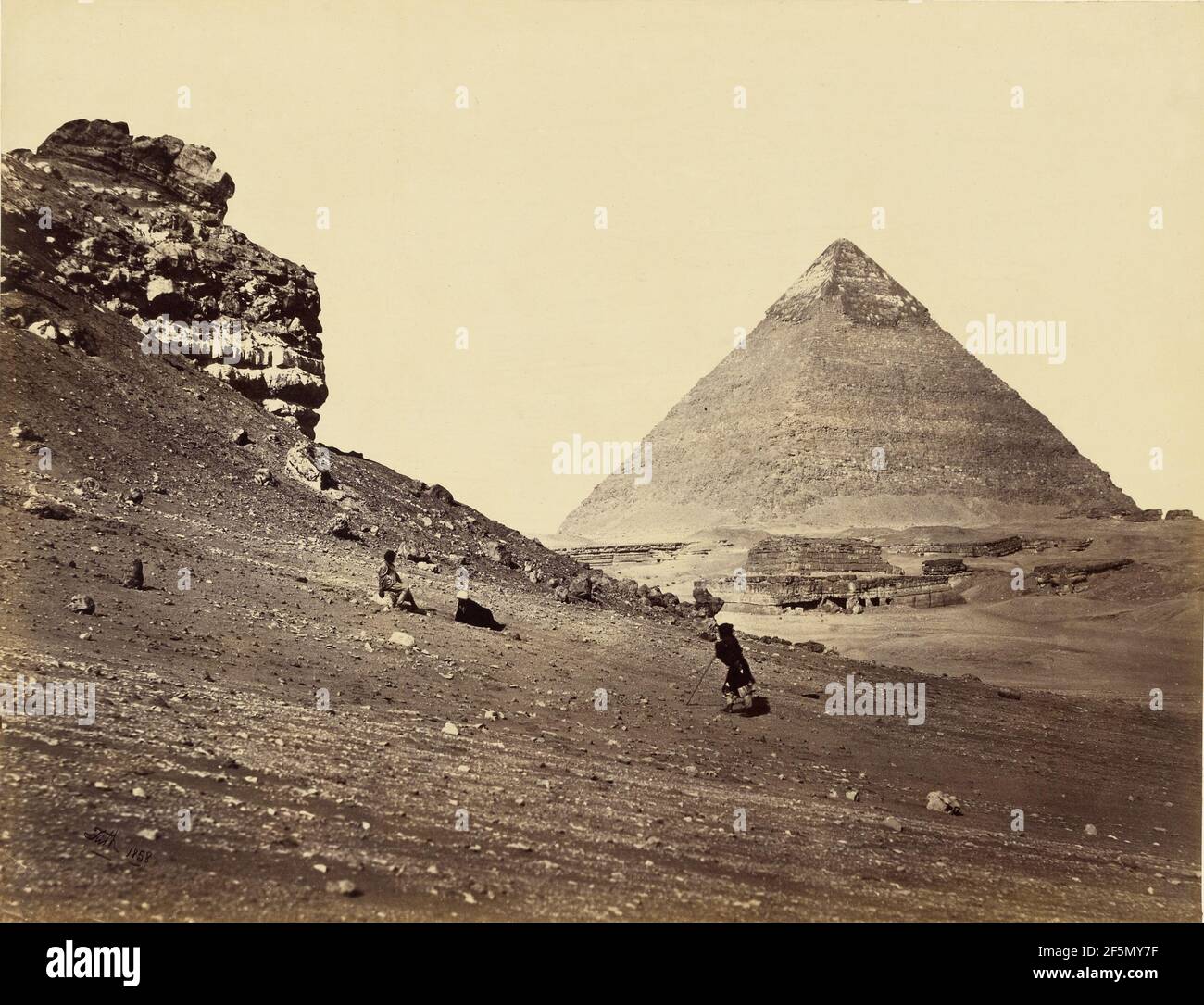 The Second Pyramid from the Southeast. Francis Frith (English, 1822 ...