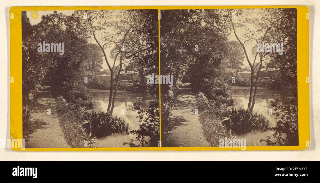 The Pond. - Bonchurch Village, I.W.. Frank Mason Good (English, 1839 ...