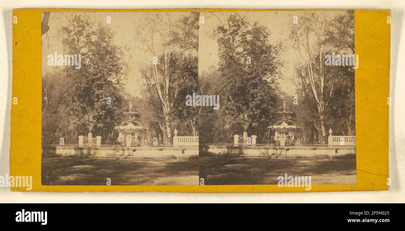 Alameda de Mexico. Julio Michaud (French, active Mexico City, Mexico ...