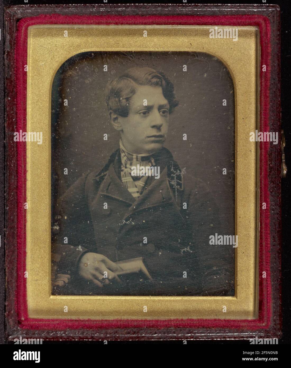 Portrait of a Young Man Holding a Book. Antoine Claudet (French, 1797 ...
