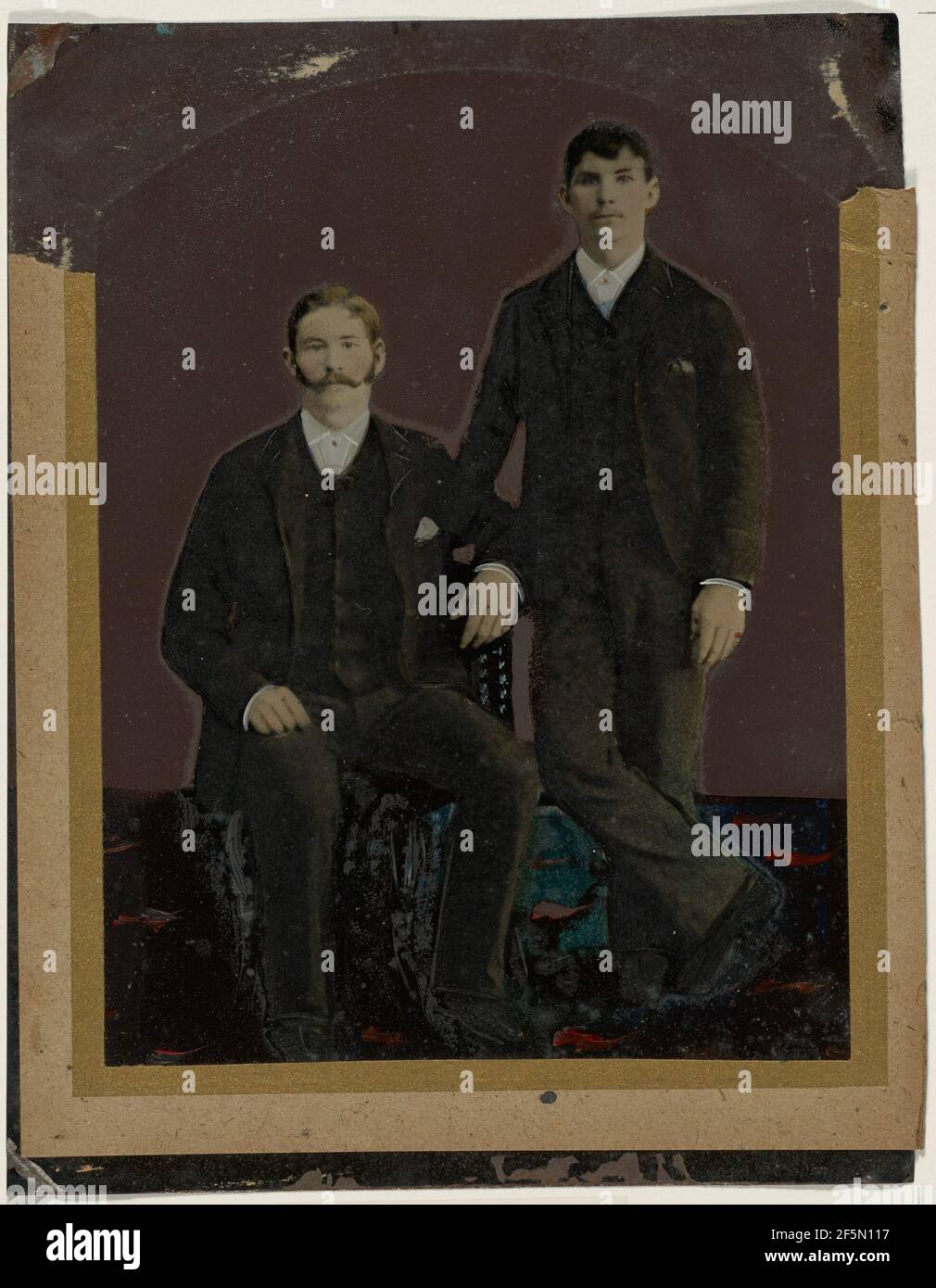 Portrait two unknown men hi-res stock photography and images - Alamy