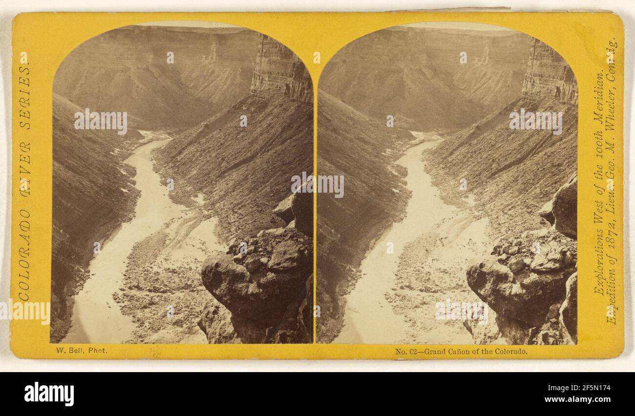 Grand Canon of the Colorado.. William H. Bell (American, 1830 - 1910 ...