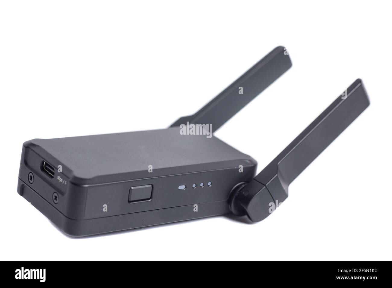 image transmission system isolated on white background Stock Photo - Alamy