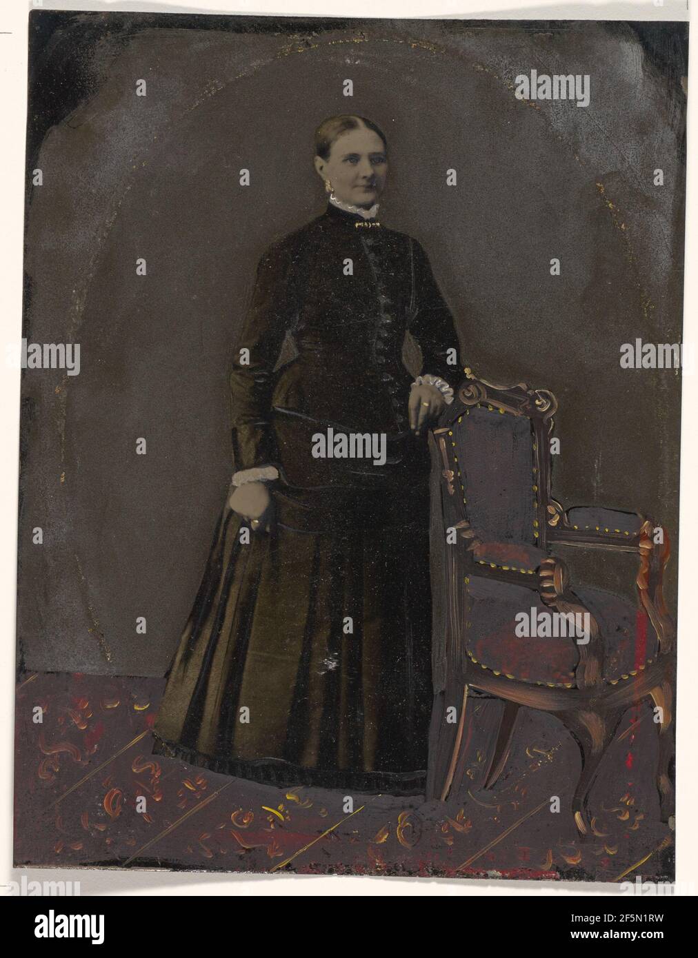 Portrait of standing woman. Unknown Stock Photo - Alamy