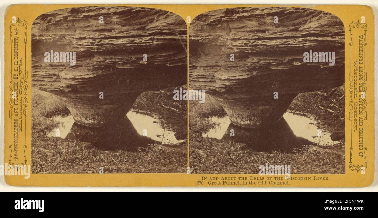 Great Funnel, in the Old Channel. Wisconsin Dells. Henry Hamilton ...