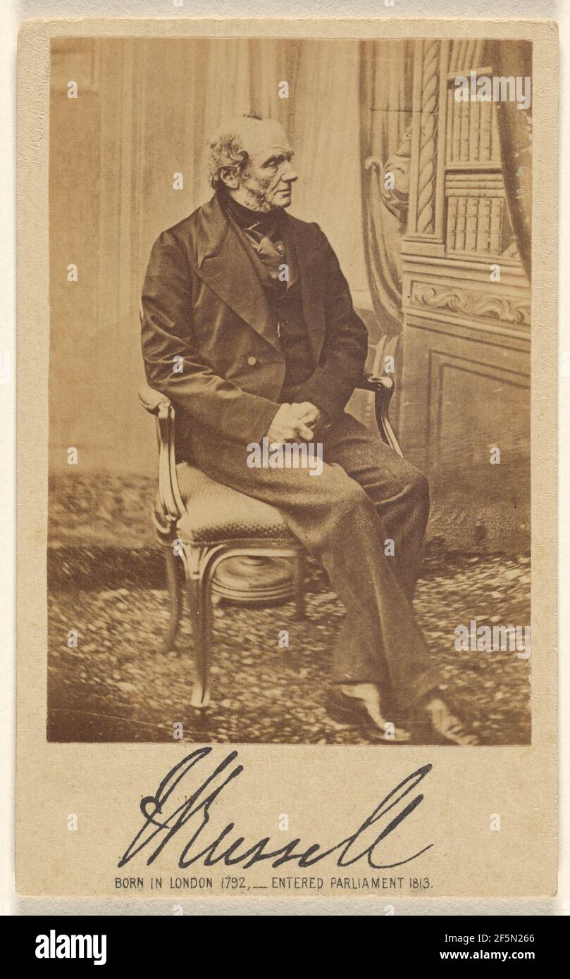 Lord John Russell. Born in London, 1792, - Entered Parliament 1813 ...