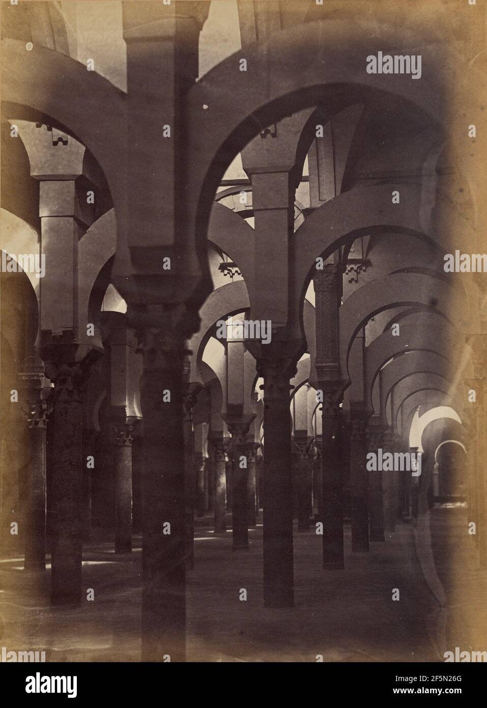 Interior, mosque of Cordova. Charles Clifford (English, 1819/1820 ...