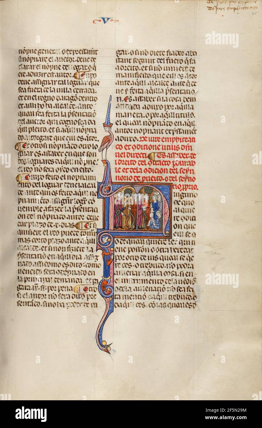 Medieval manuscript farmer hi-res stock photography and images - Alamy