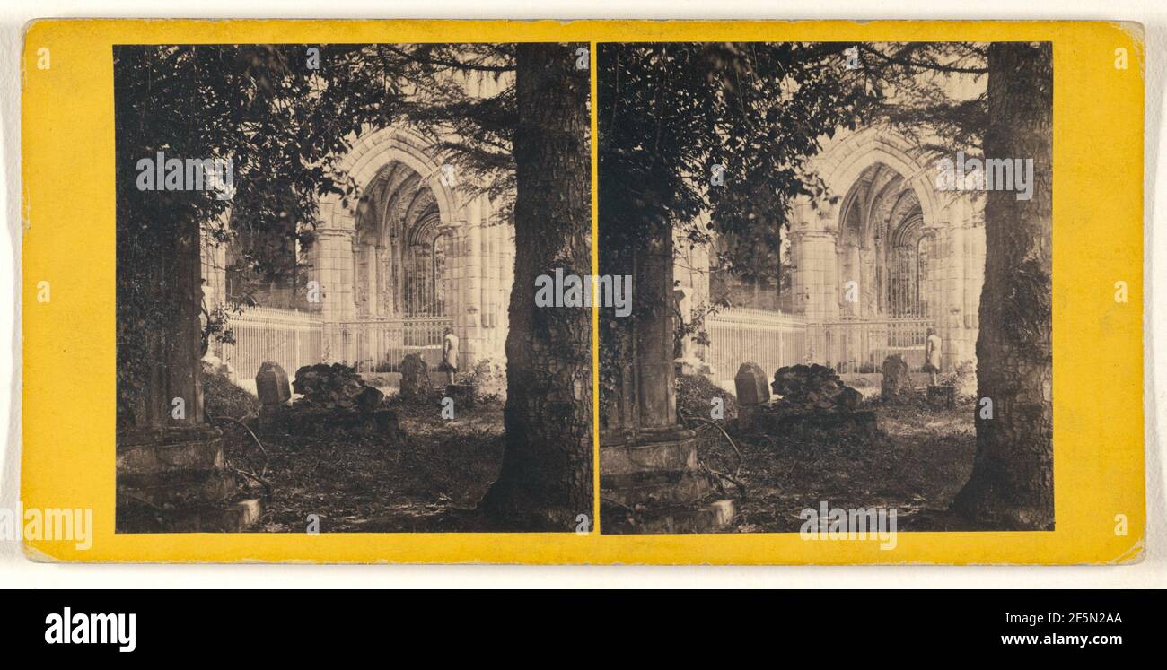 Dryburgh Abbey - Tomb of Sir Walter Scott.. George Washington Wilson ...