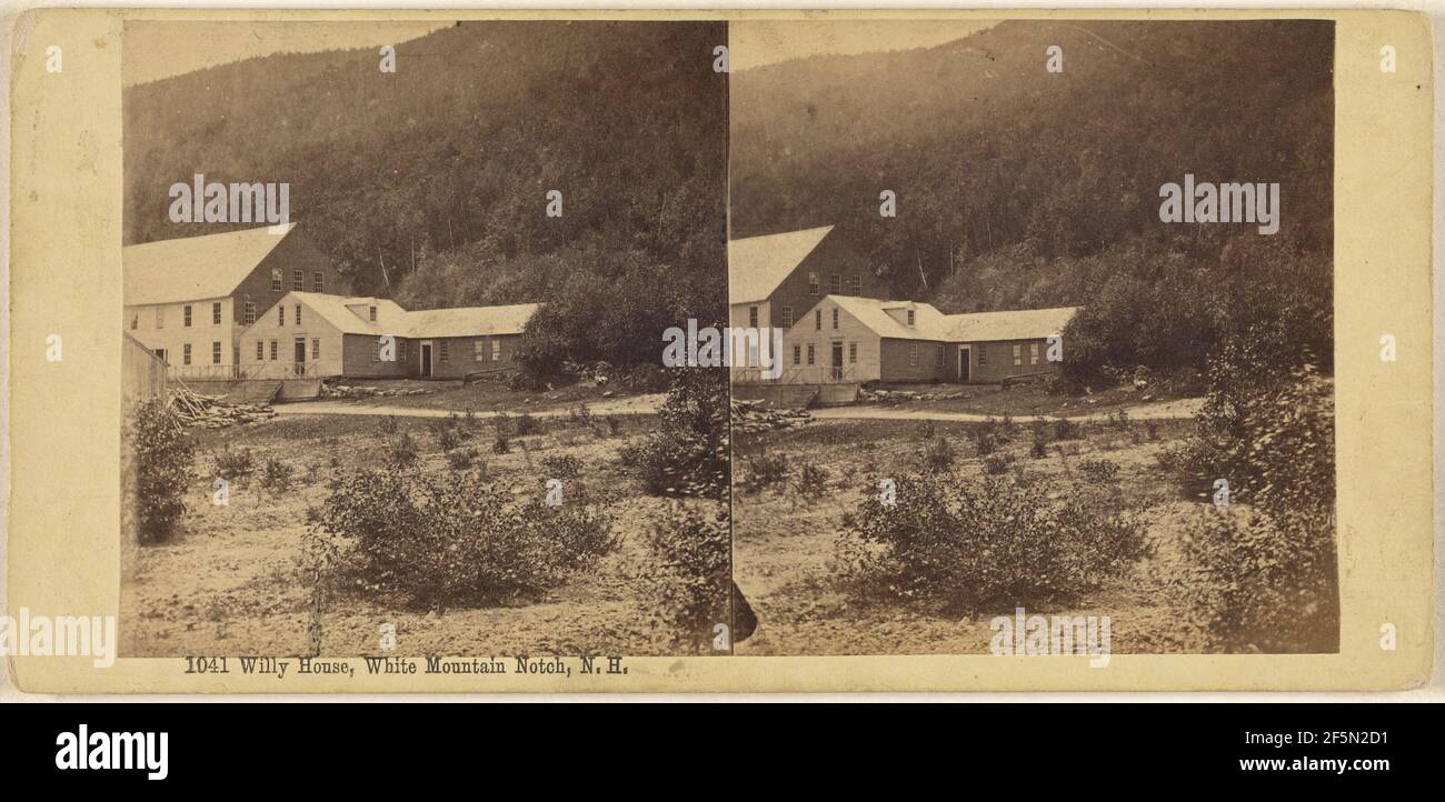 Willy House, White Mountain Notch, N.H.. Edward Bierstadt (American ...
