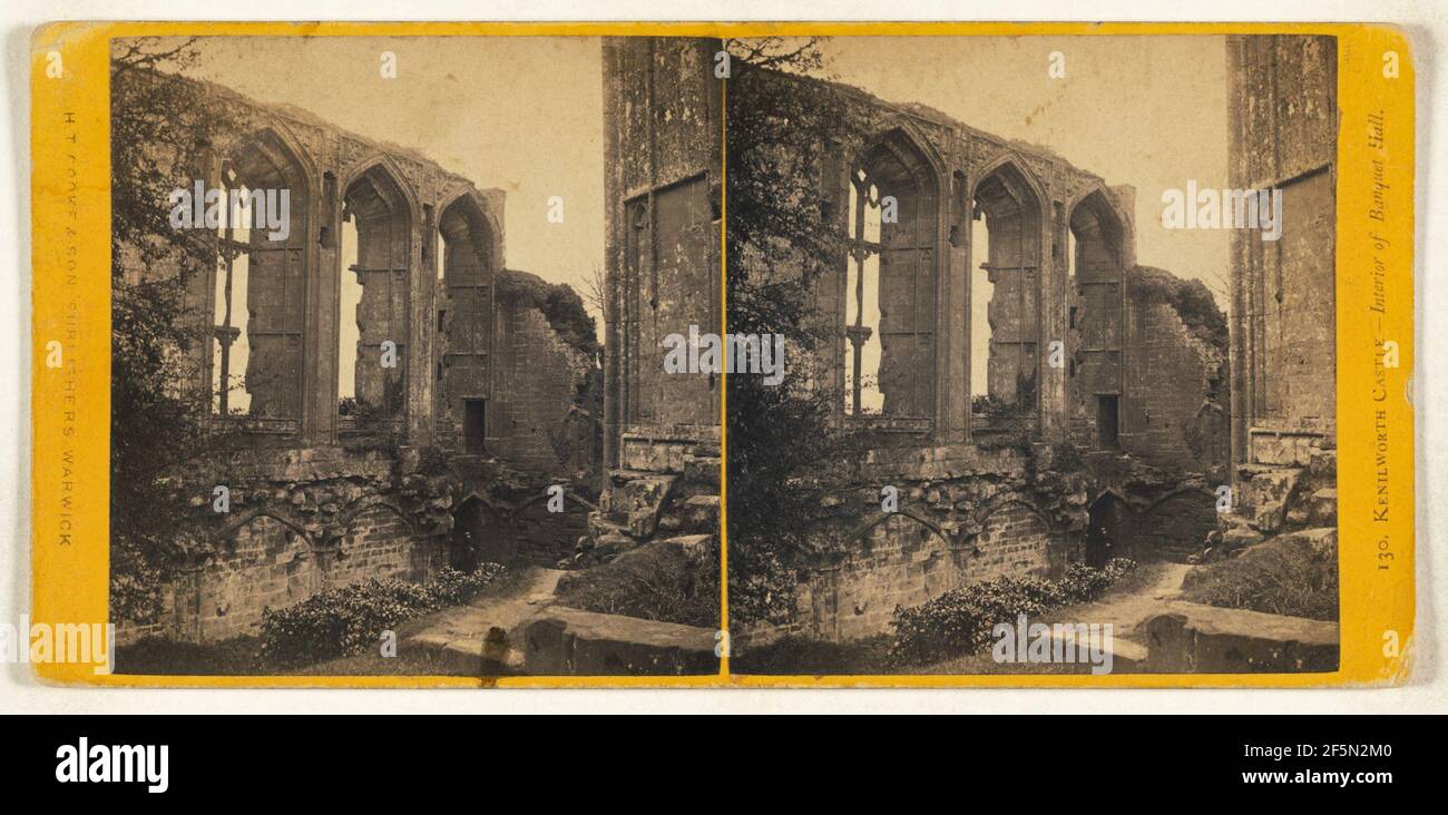 Kenilworth Castle - Interior of Banquet Hall.. Henry T. Cooke & Son ...