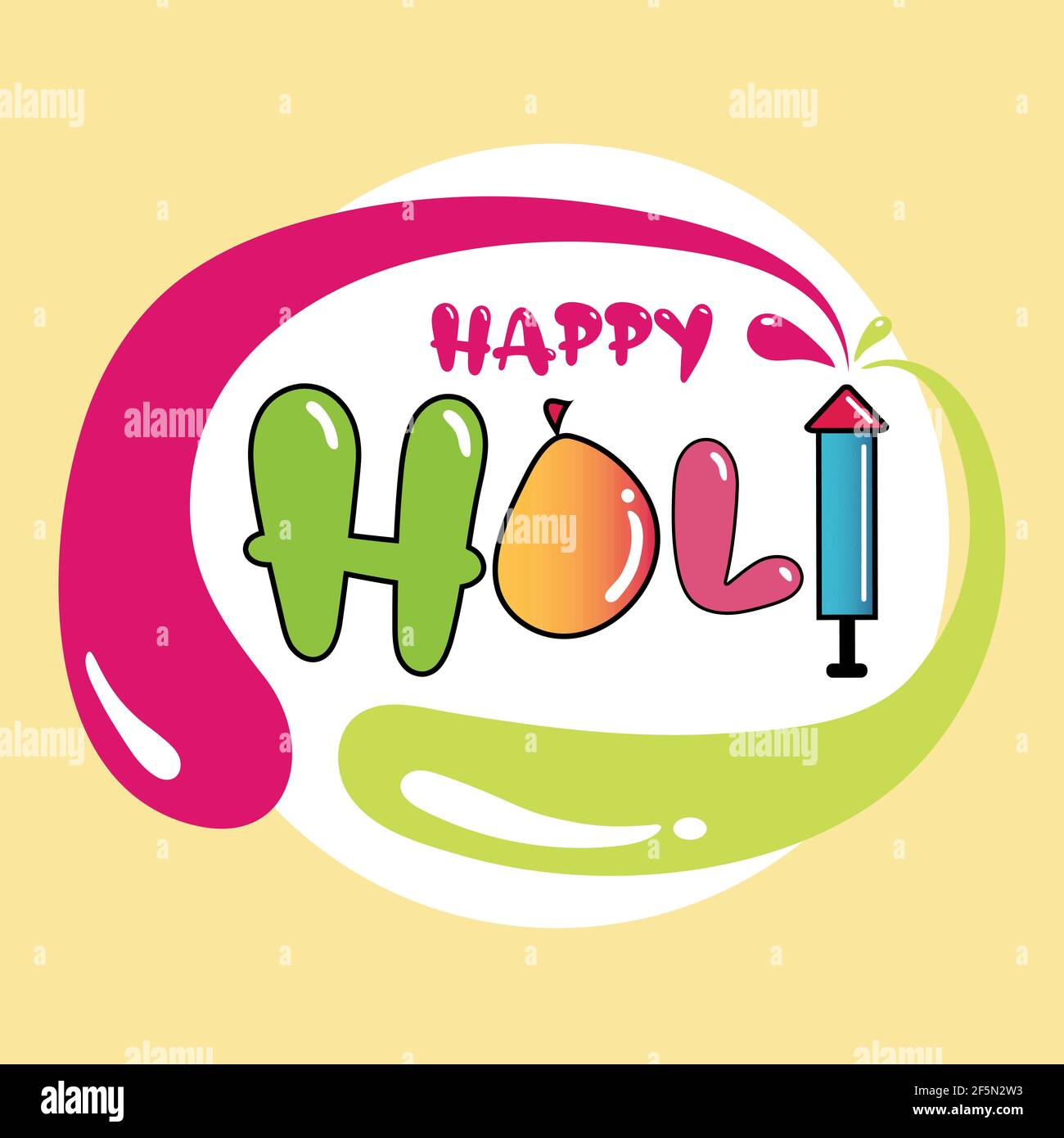 Holi colours Stock Vector Images - Alamy