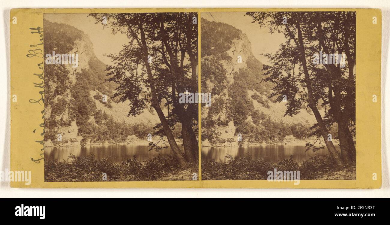 Indian Ladder Bluff, from the Banks of the River.. John Moran & J ...