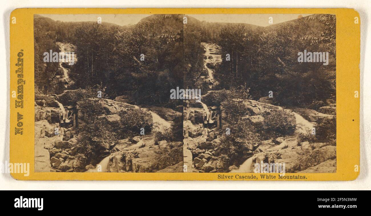 Silver Cascade, White Mountains.. Nathan W. Pease (American, 1836 ...