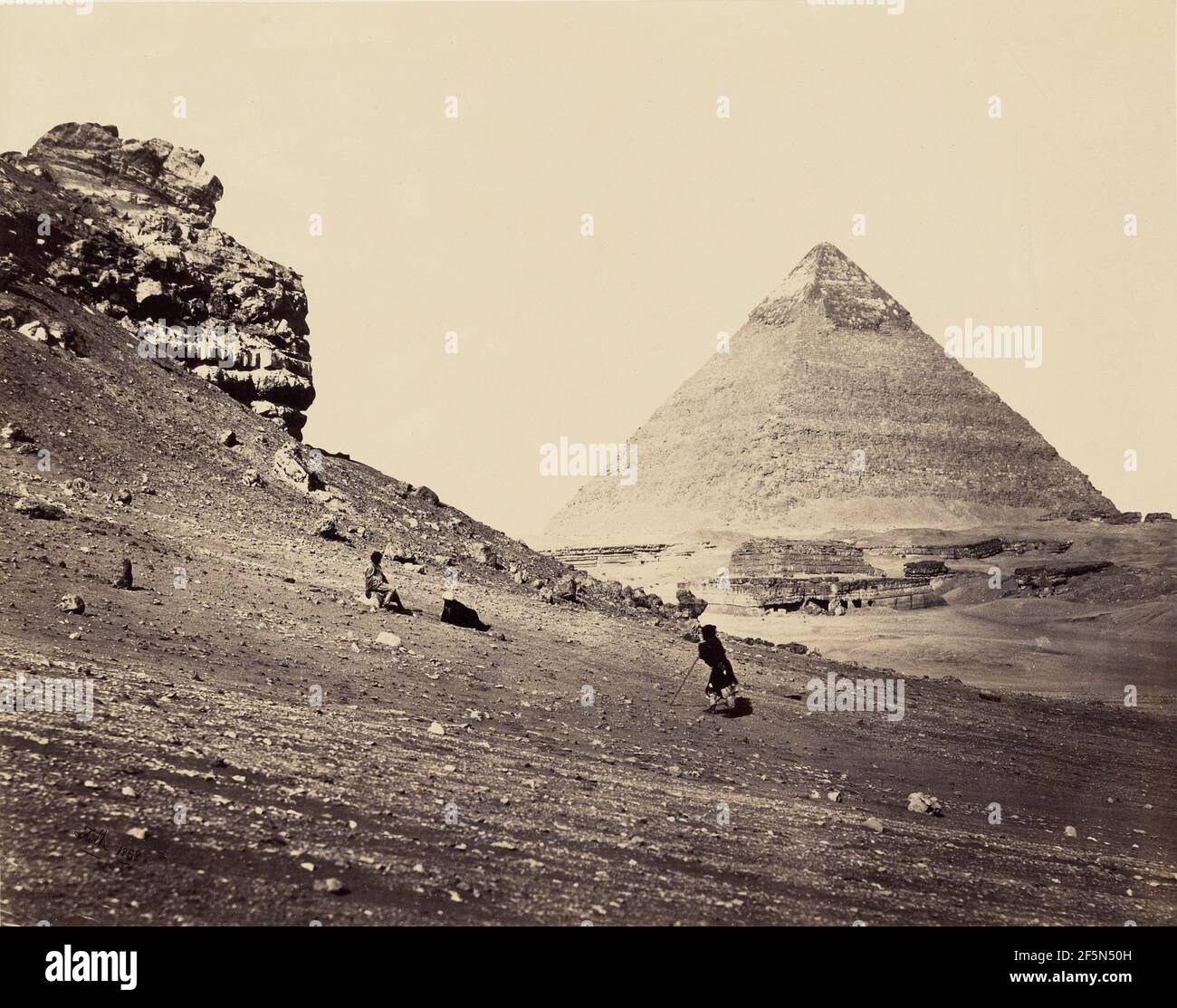 The Second Pyramid from the Southeast. Francis Frith (English, 1822 ...