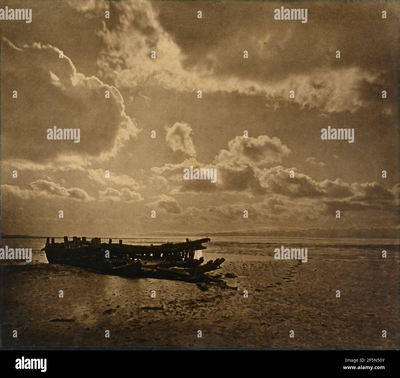 The Wreck. Col. Henry Stuart Wortley (British, 1832 - 1890 Stock Photo ...