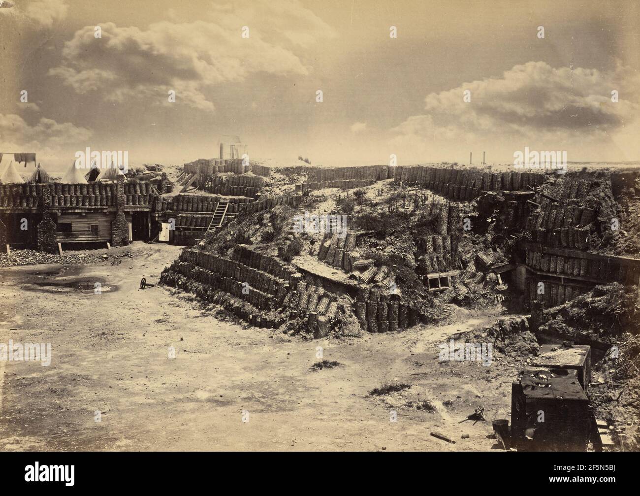 Interior View of Fort Sumpter. George N. Barnard (American, 1819 - 1902 ...