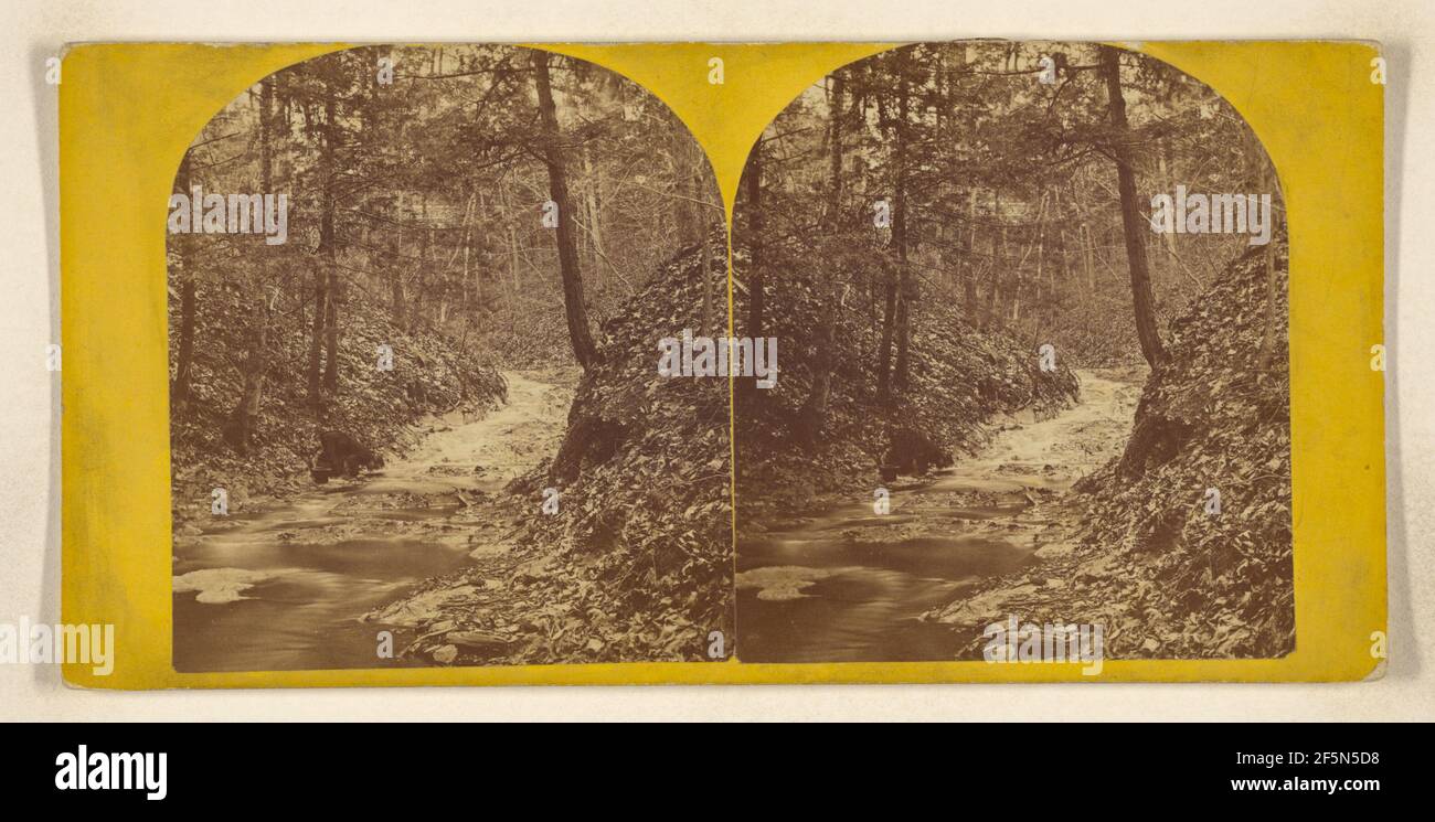 The Ravine below Coming Bridge. Churchill & Denison Stock Photo - Alamy