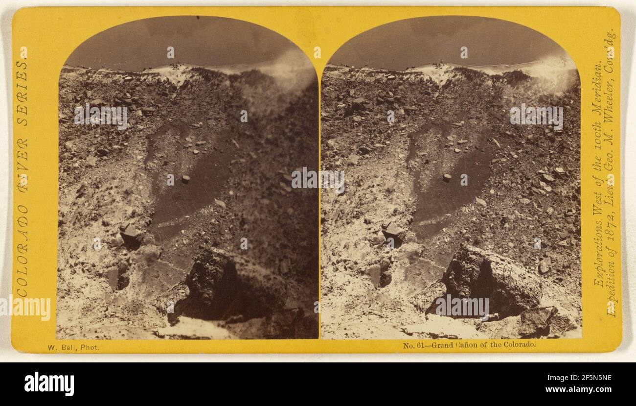 Grand Canon of the Colorado.. William H. Bell (American, 1830 - 1910 ...