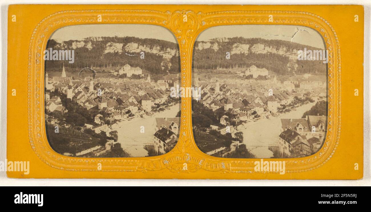 Panorama de Feldkirch. Adolphe Block (French, 1829 - about 1900 Stock ...