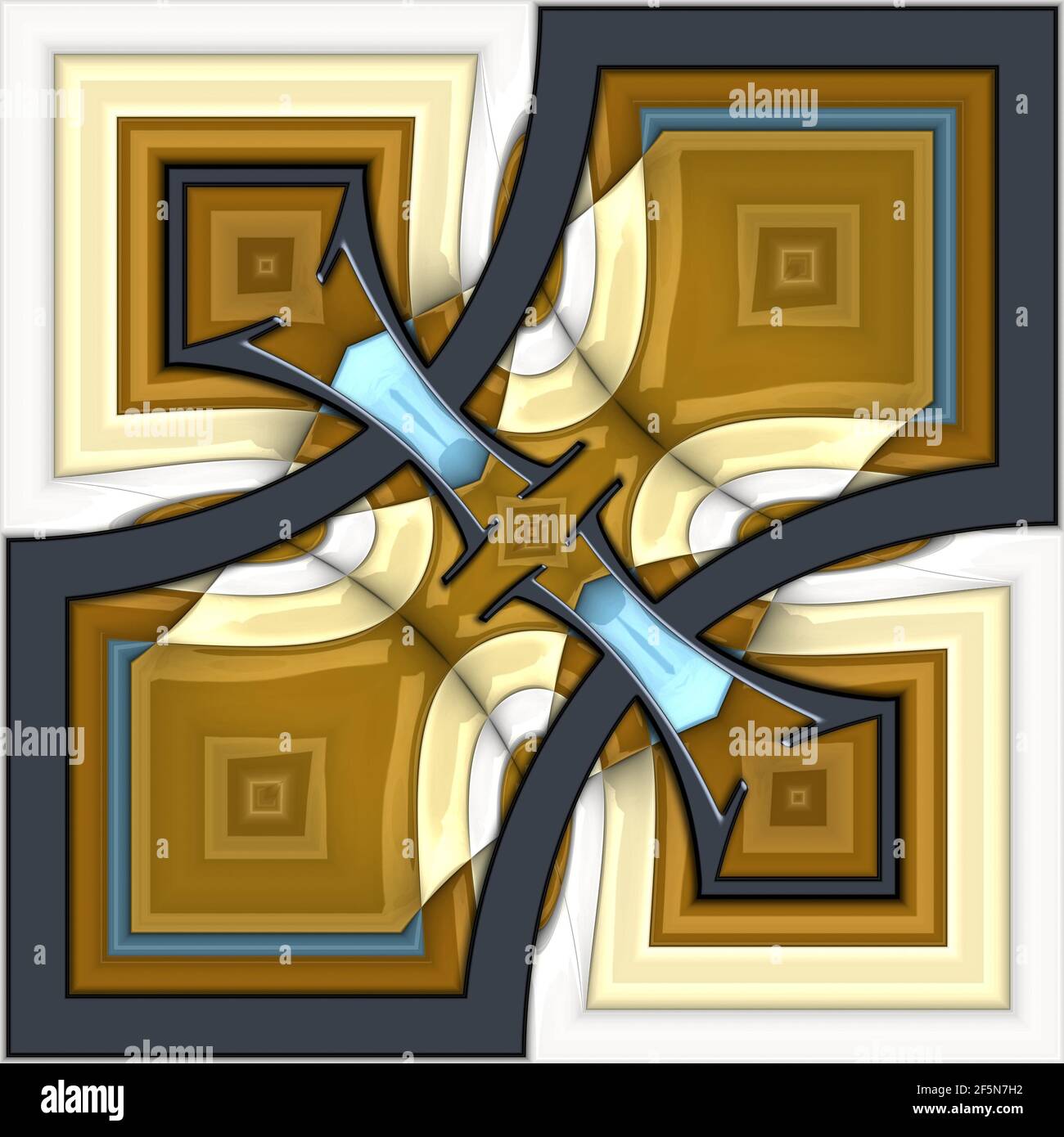 3D render of plastic puffs background tile with embossed abstract ...