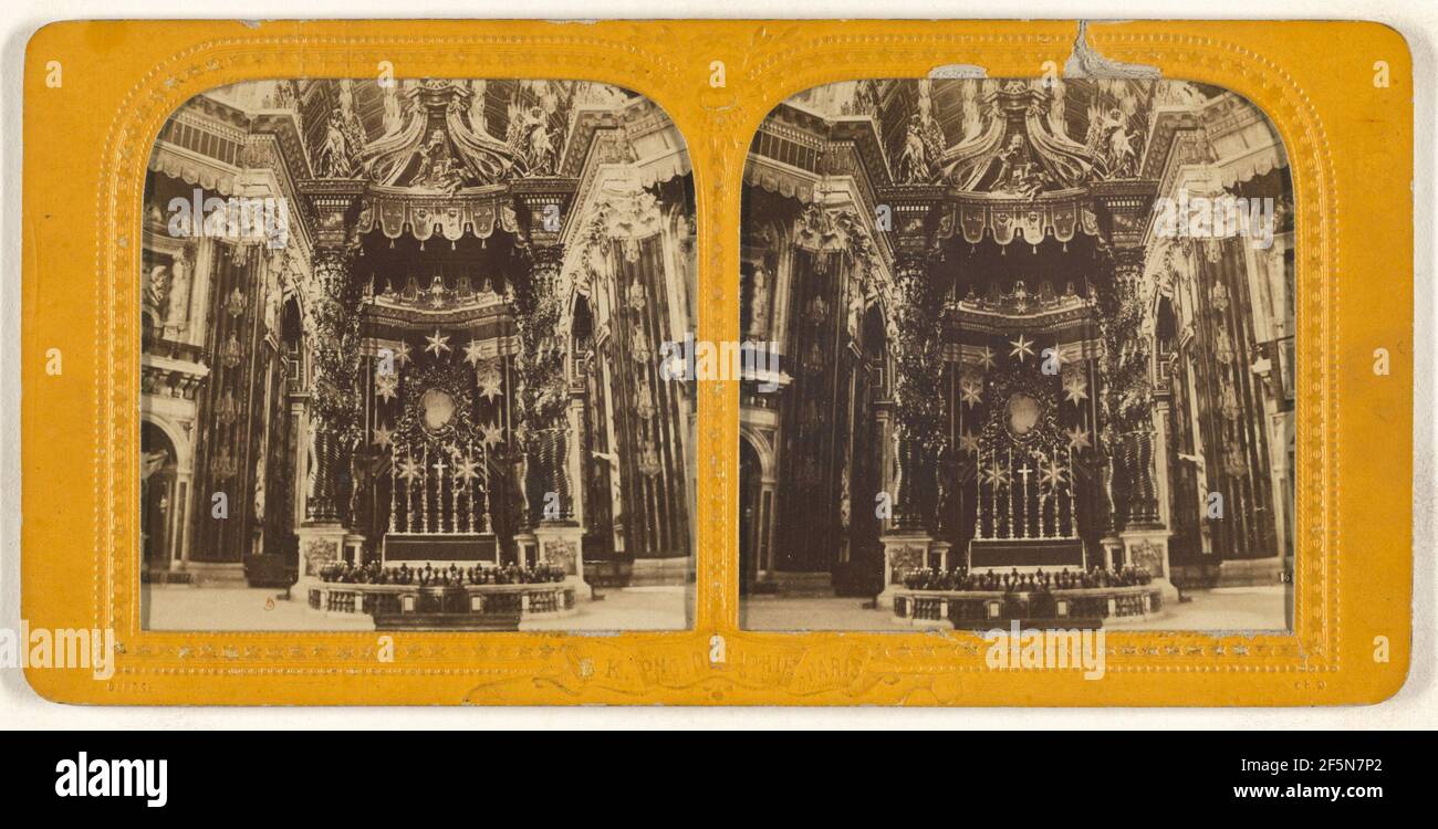 St. Pierre, Rome. Adolphe Block (French, 1829 - about 1900 Stock Photo ...