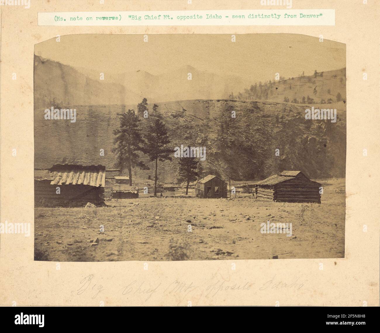 Big Chief Mountain opposite Idaho. George D. Wakely (American, born ...