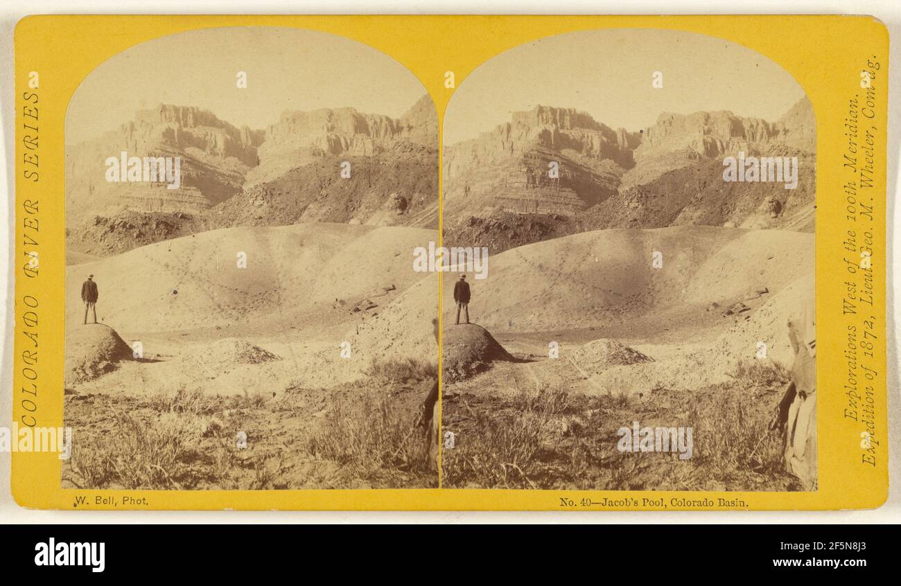 Jacob's Pool, Colorado Basin.. William H. Bell (American, 1830 - 1910 ...