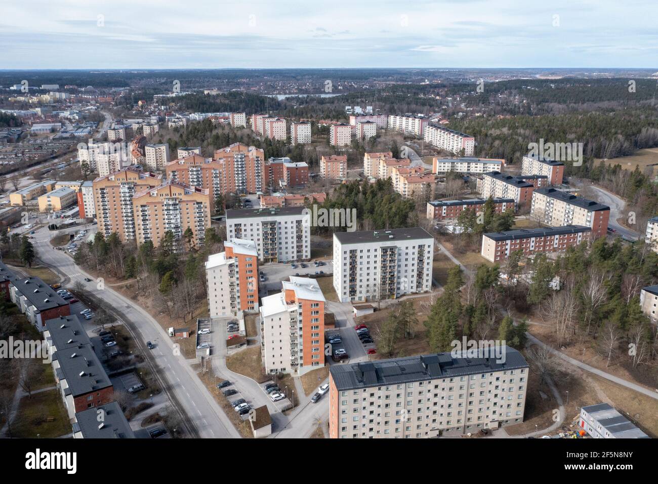 View of Edsberg, Sollentuna Stock Photo - Alamy