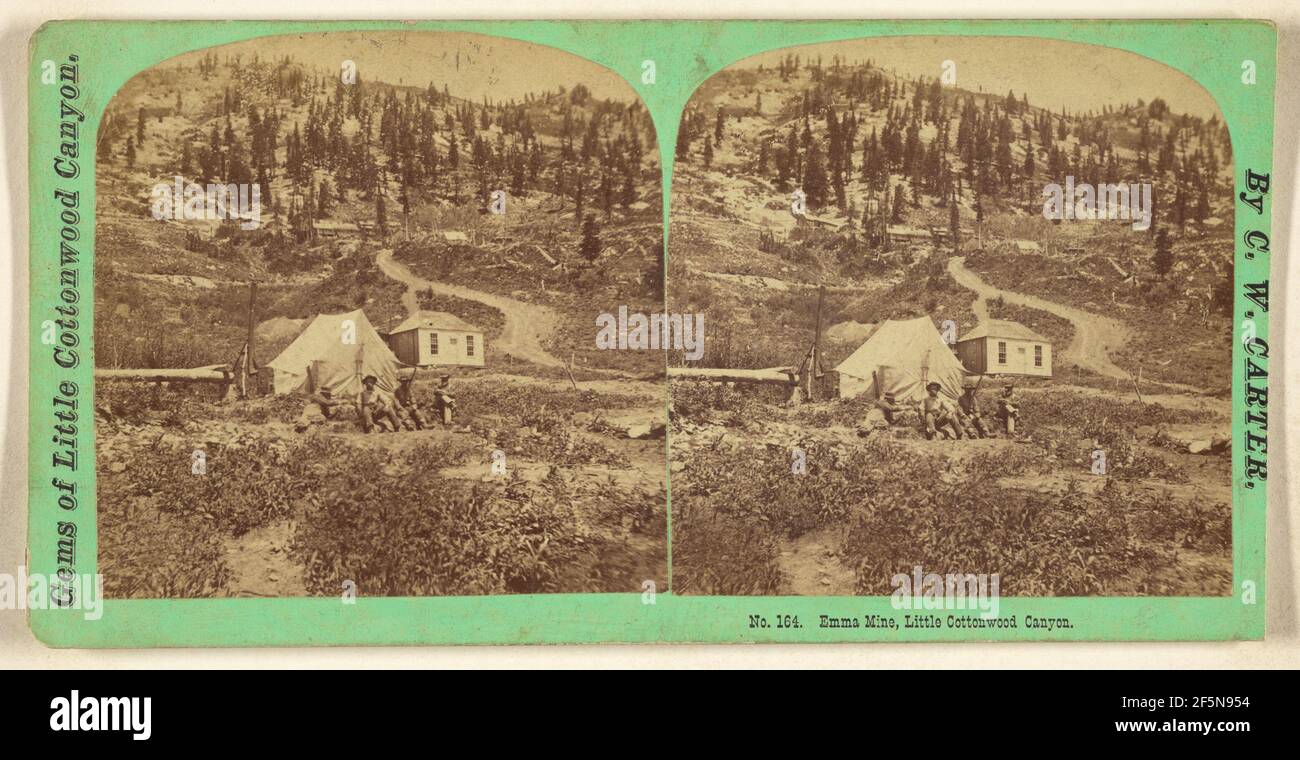 Emma Mine, Little Cottonwood Canyon.. Charles William Carter (American ...