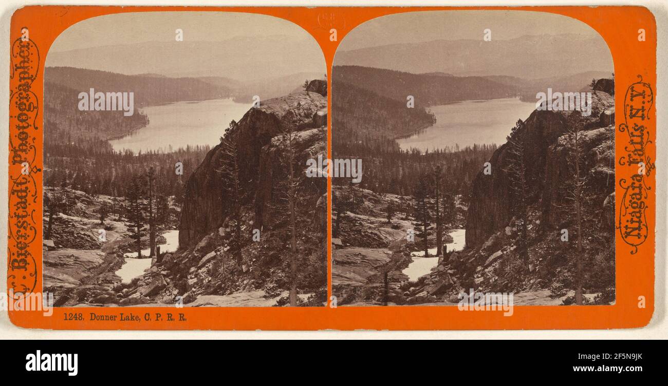 Donner Lake, C.P.R.R.. Charles Bierstadt (American, born Germany, 1819 ...