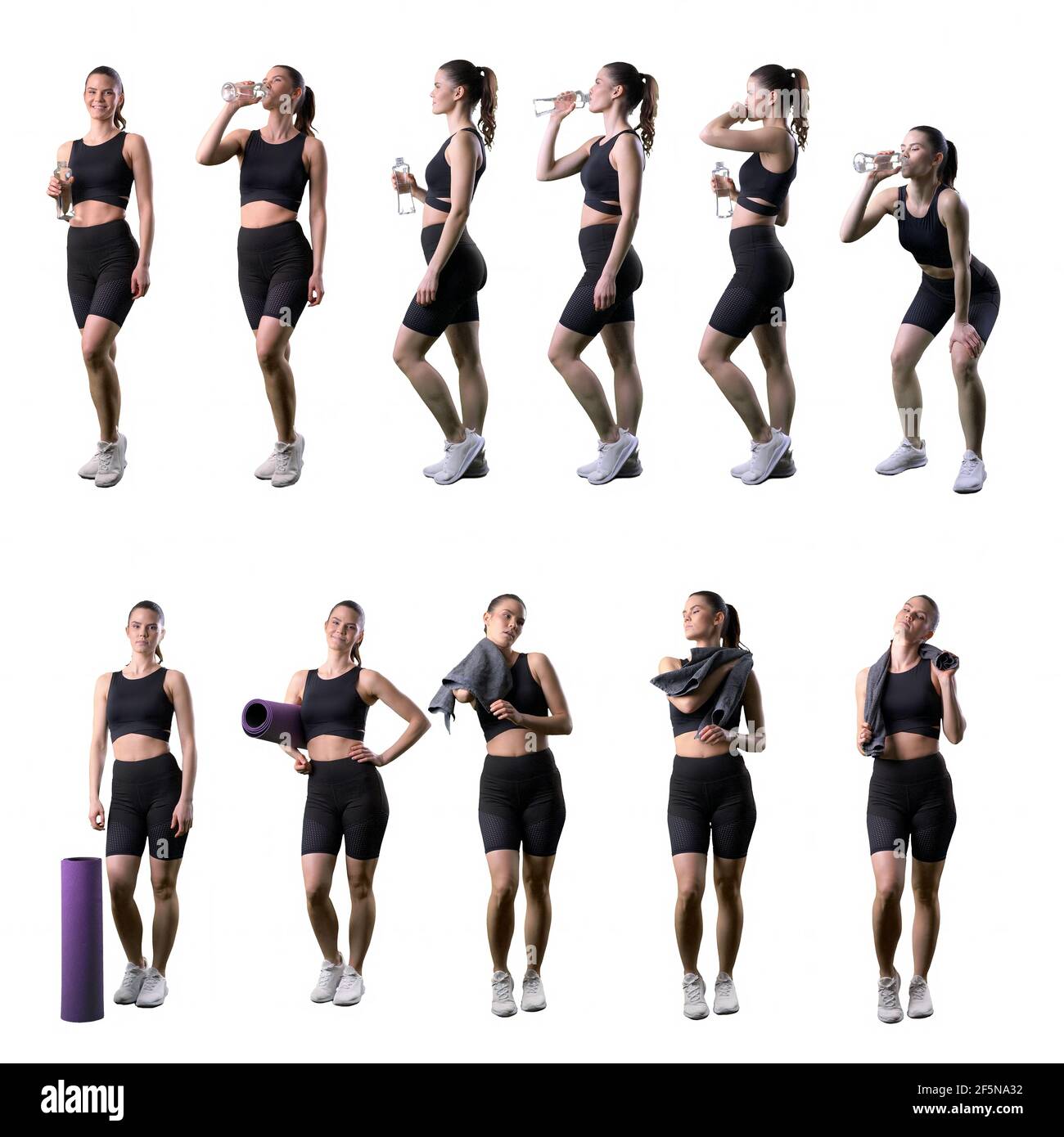 Woman sweat pants hi-res stock photography and images - Alamy