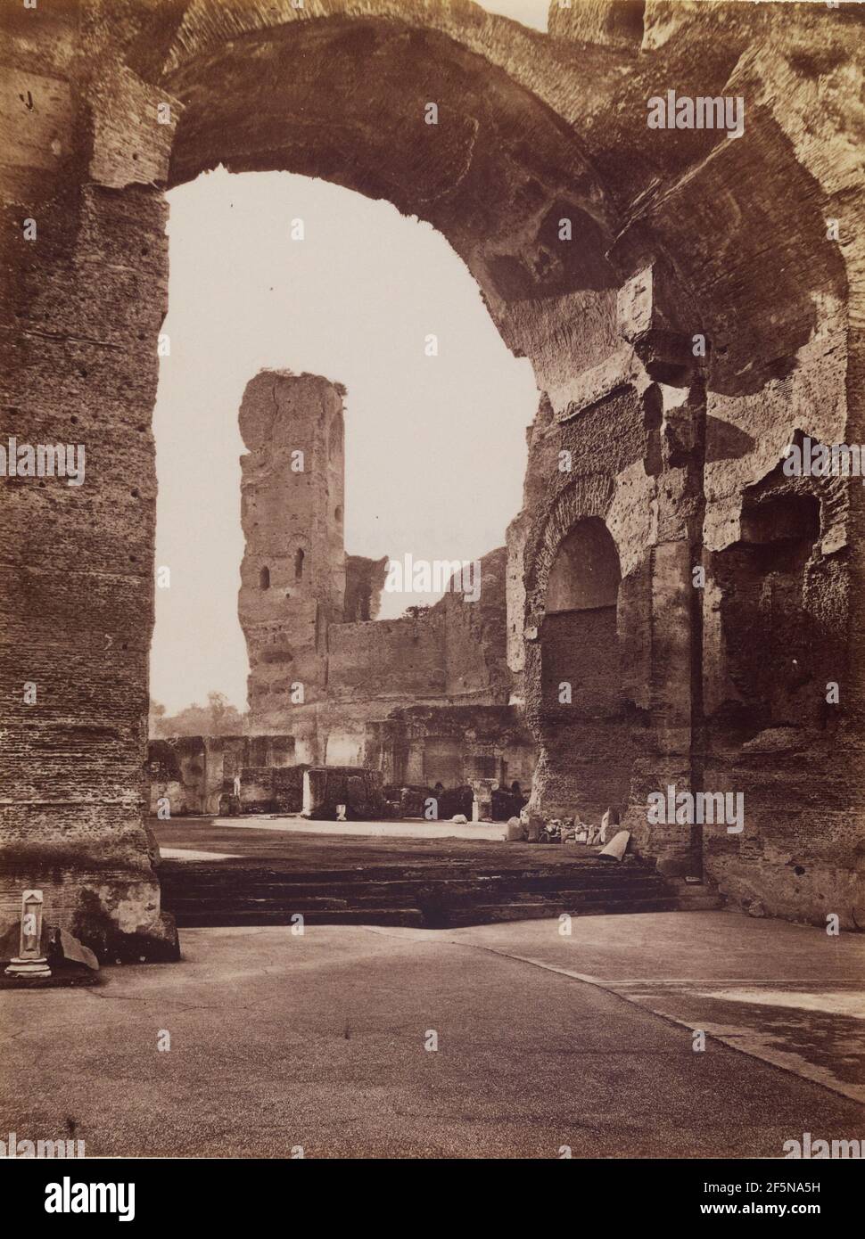 Temple of Minerva. James Anderson (British, 1813 - 1877 Stock Photo - Alamy