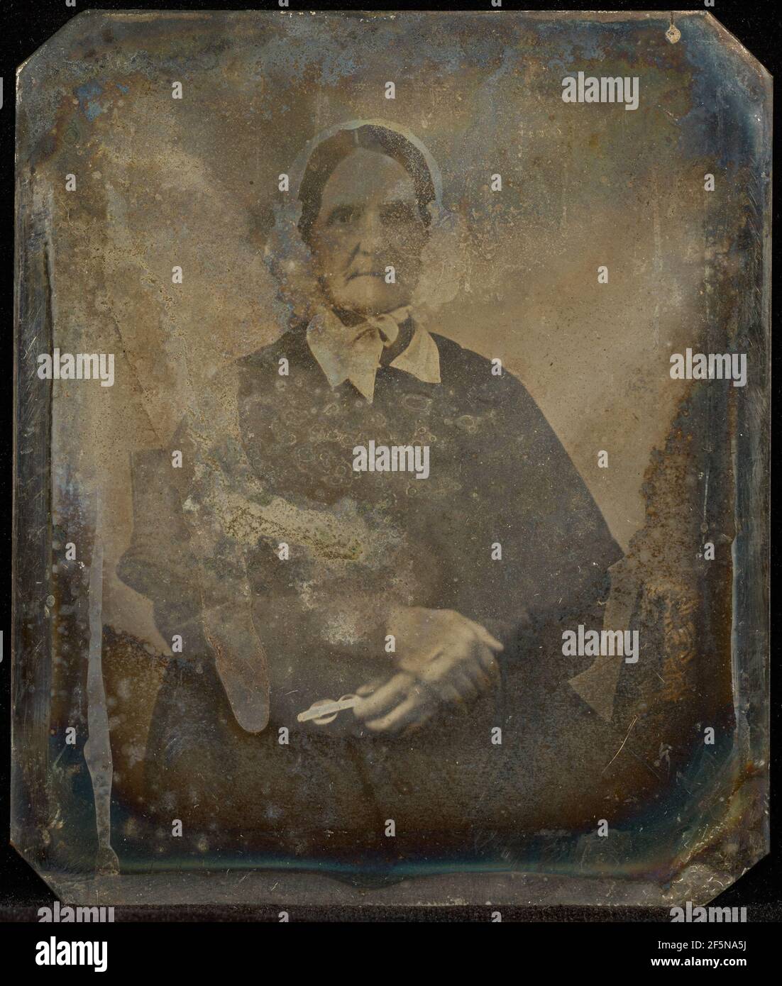 Portrait of a Seated Elderly Woman in Matron Cap. Jacob Byerly ...