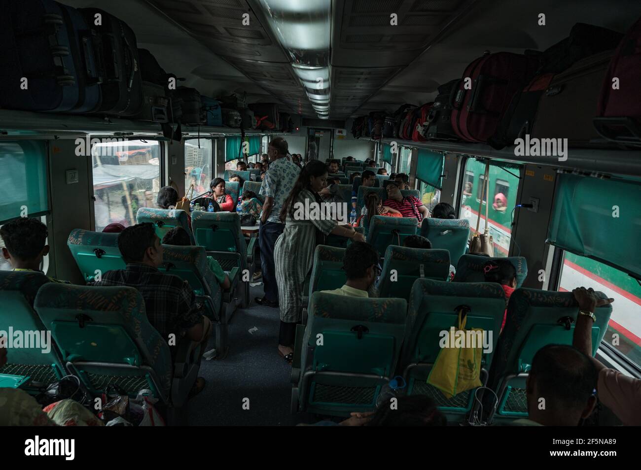 The Maitree Express train runs between the Bangladeshi capital of Dhaka ...