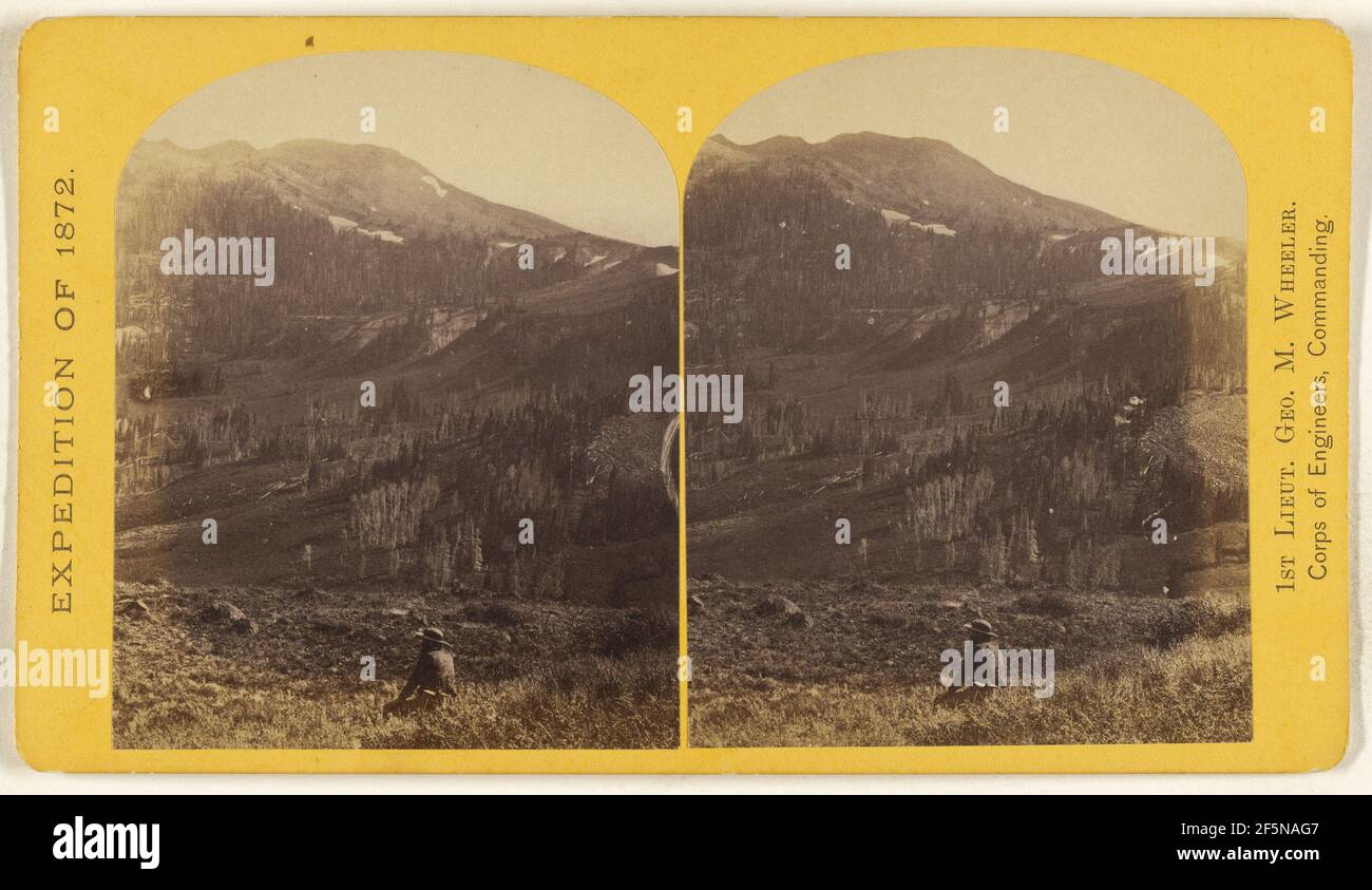 Mountain Range, near Fish Lake. Altitude, 11,575 feet.. William H. Bell ...