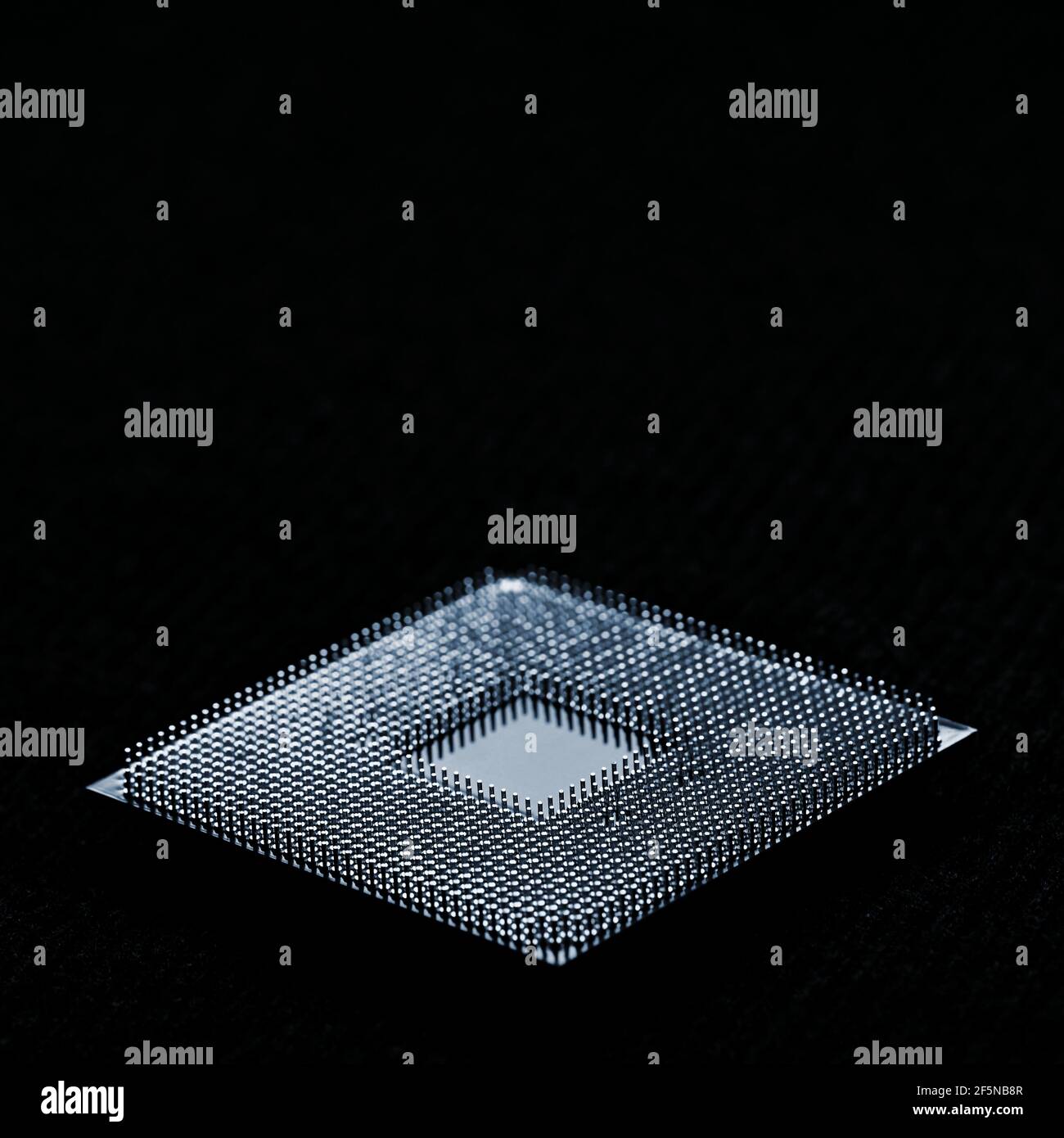Processor to the computer. Concept for technology and computing. Detail ...