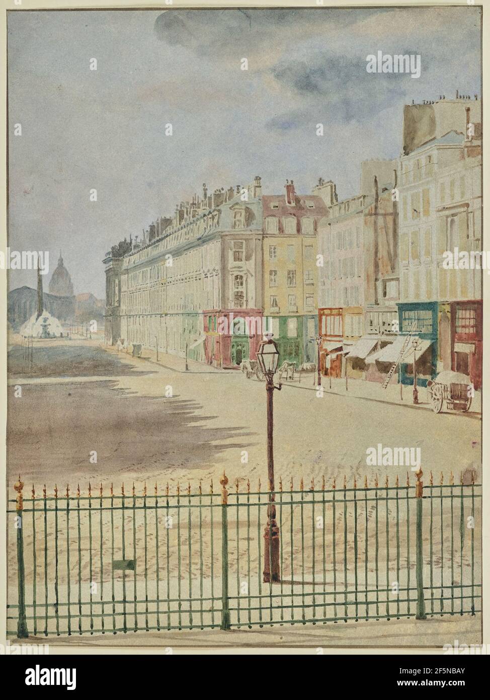 Rue Royale Facing the Place de la Concorde Stock Photo - Alamy