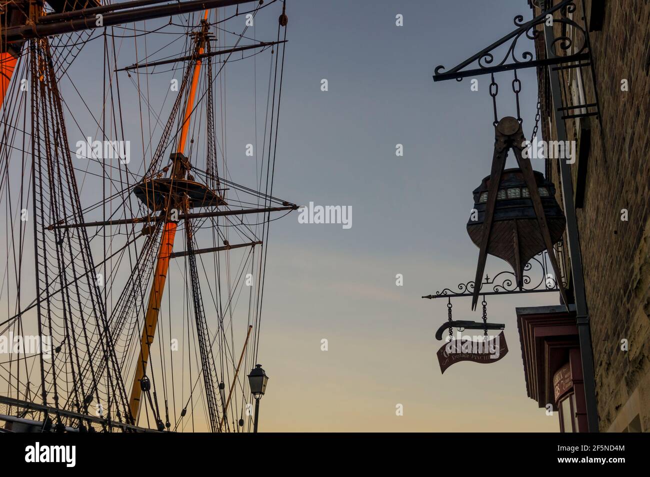 HMS Trincomalee, Britain's oldest warship still afloat, in the ...