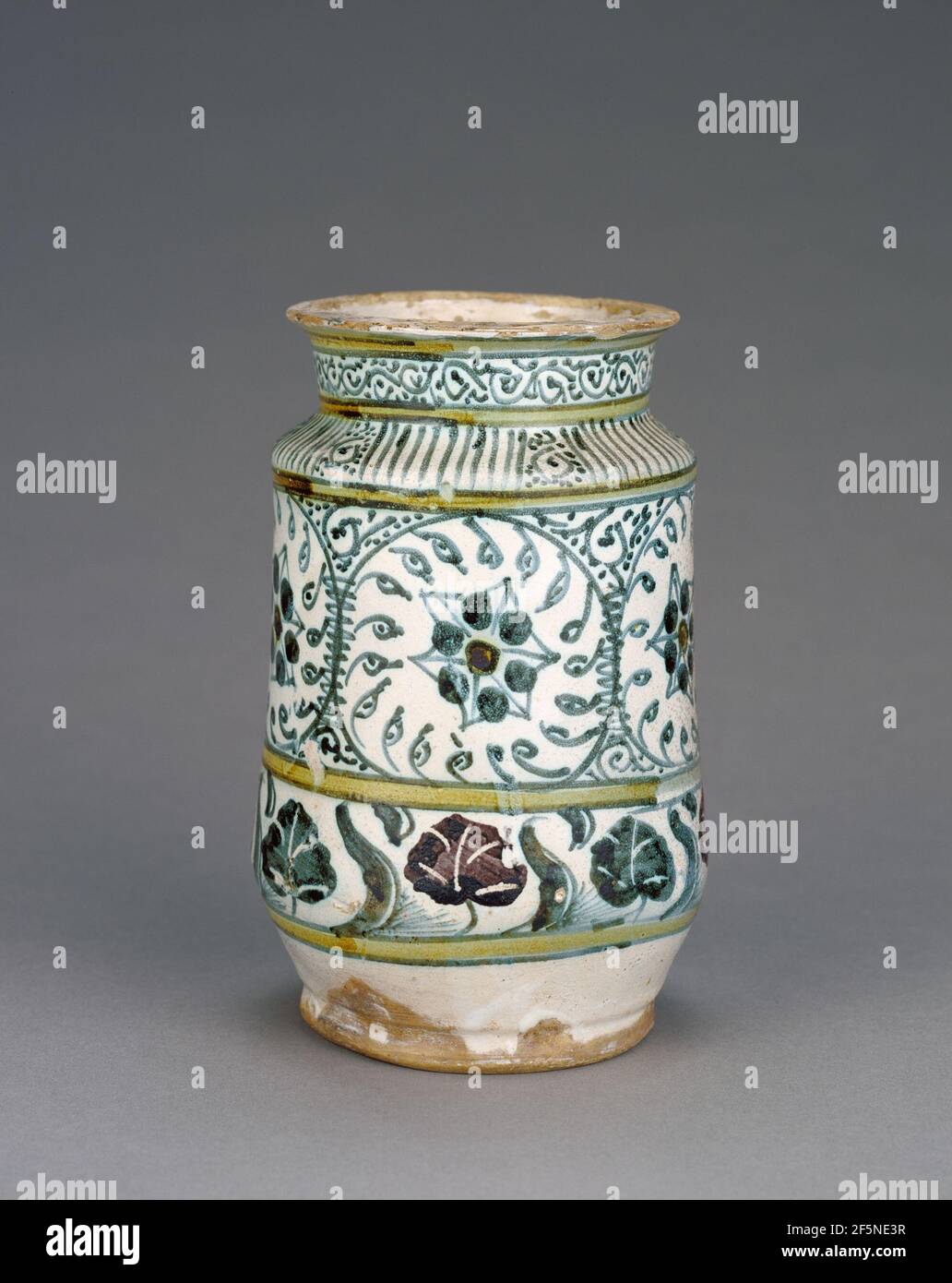 Jar with Foliate Decoration. Unknown Stock Photo - Alamy