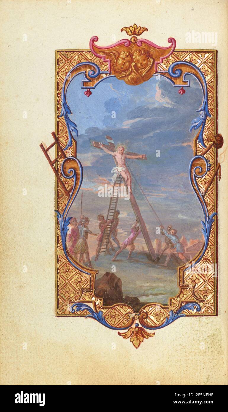 The Raising of the Cross. Jean Pierre Rousselet (French, active about ...