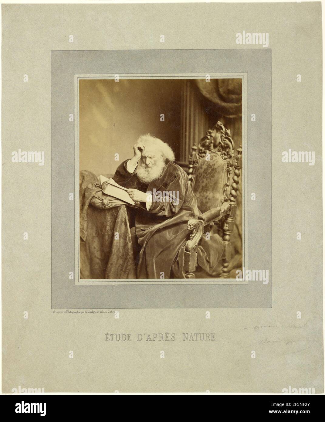 Life Study (Etude D'Apres Nature).. Antoine Samuel Adam-Salomon (French ...