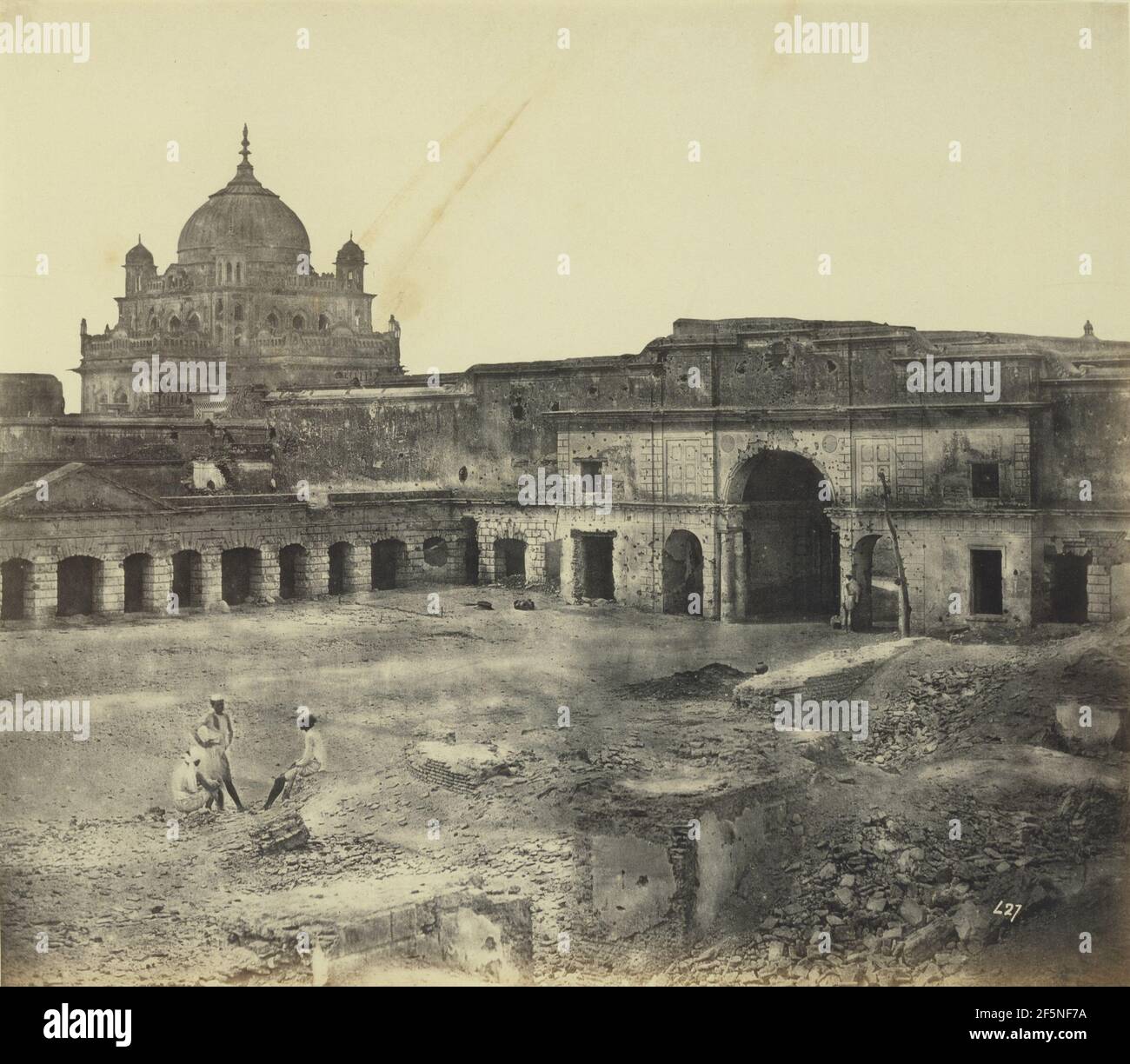 The Place in which General Neil was Killed in the Bazaar Stock Photo ...