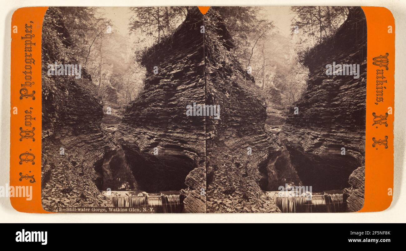 Still-water Gorge, Watkins Glen, N.Y.. James Douglas Hope (American ...