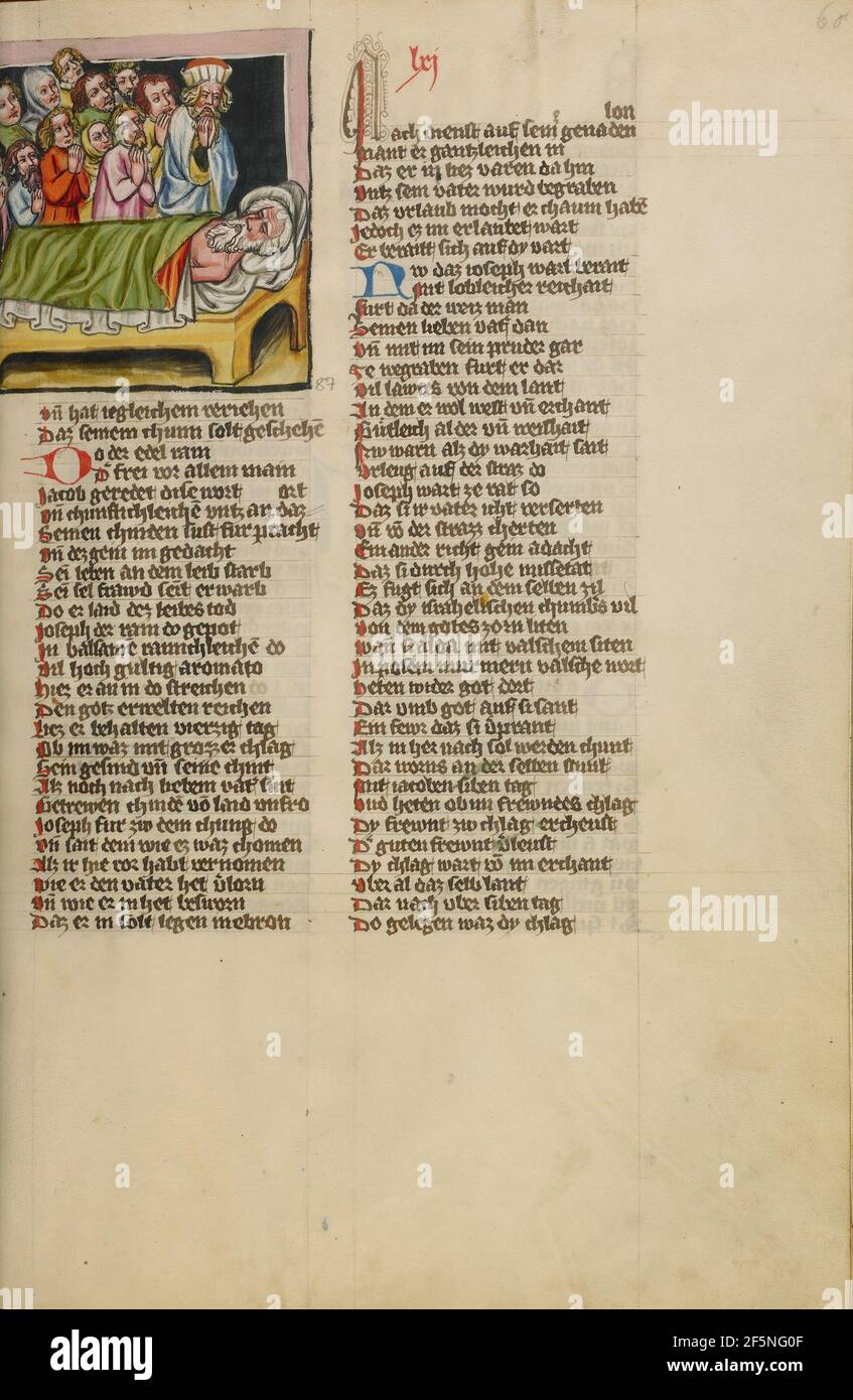 The Death of Jacob. Unknown Stock Photo - Alamy