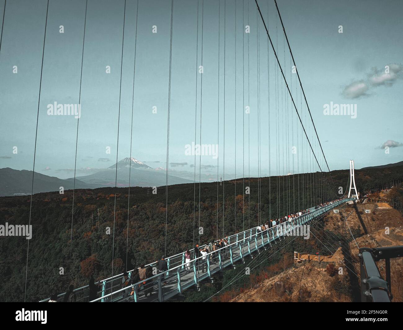 Shizuoka, Japan, November 6, 2019: Beautiful Mishima skywalk in japan ...
