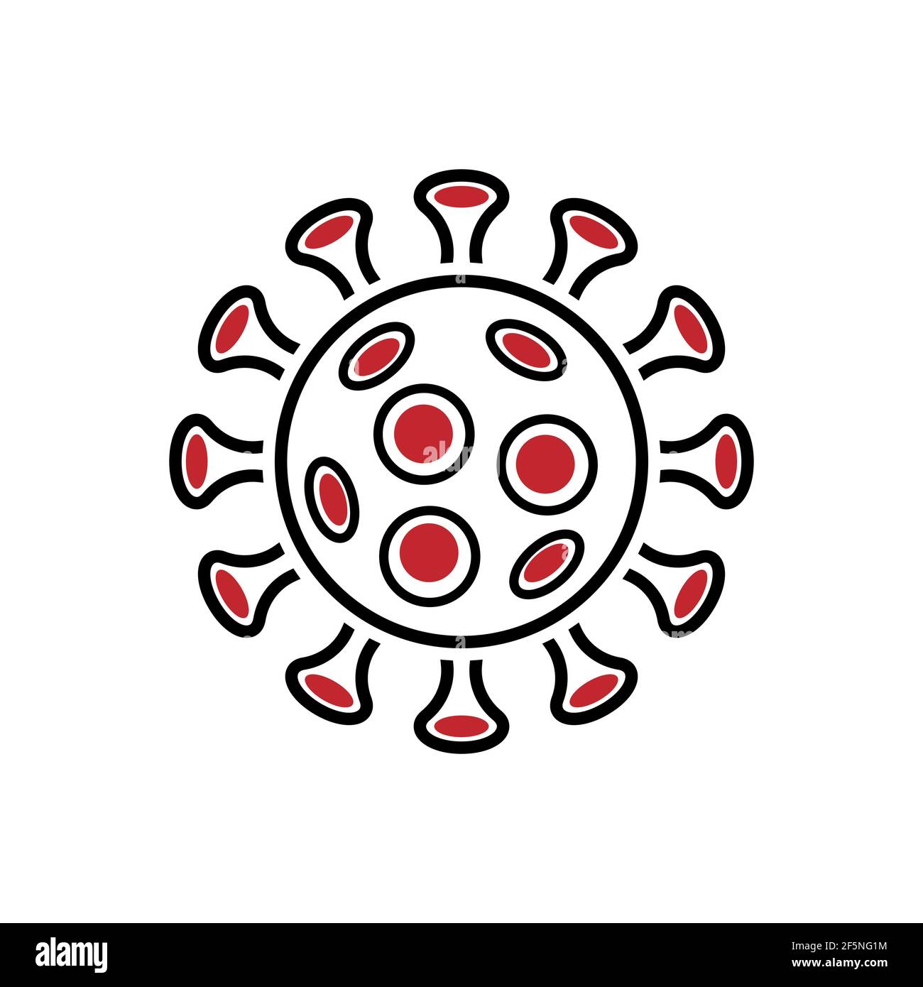 Red black color logo Stock Vector Images - Alamy